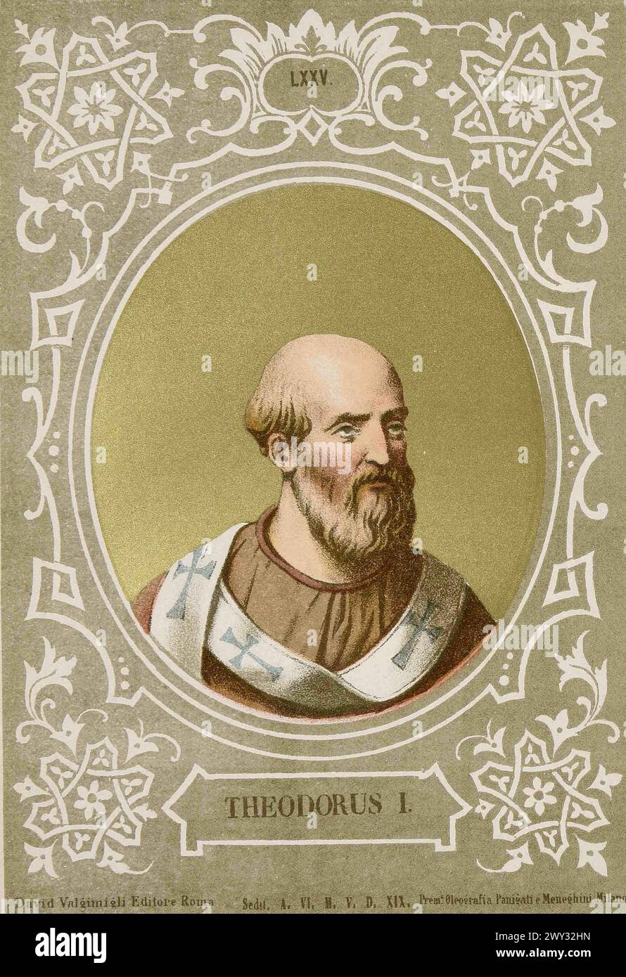 Theodore i pope hi-res stock photography and images - Alamy