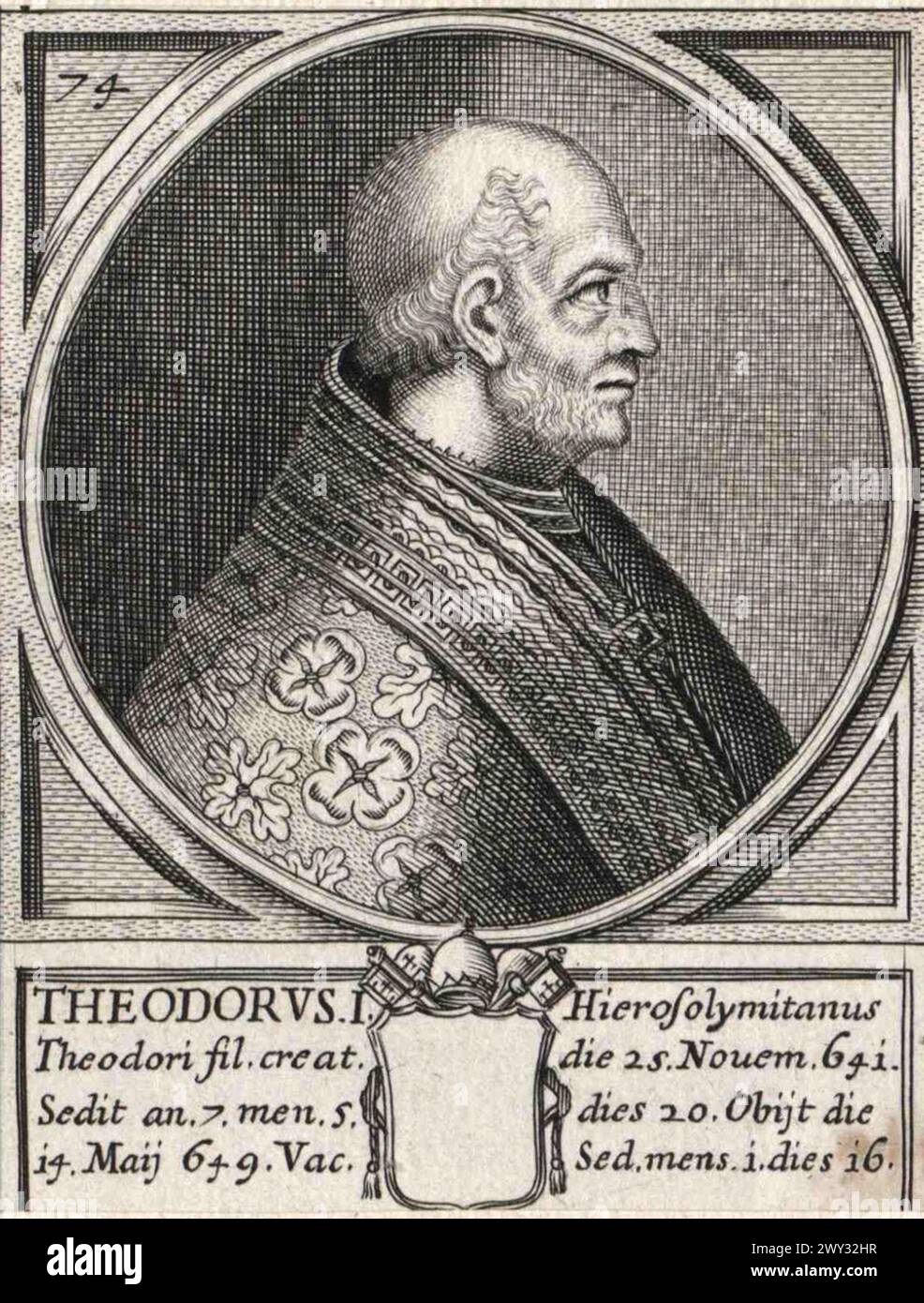 Theodore i pope hi-res stock photography and images - Alamy