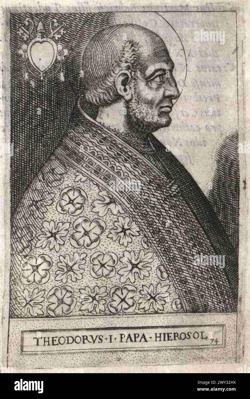 Theodore i pope hi-res stock photography and images - Alamy