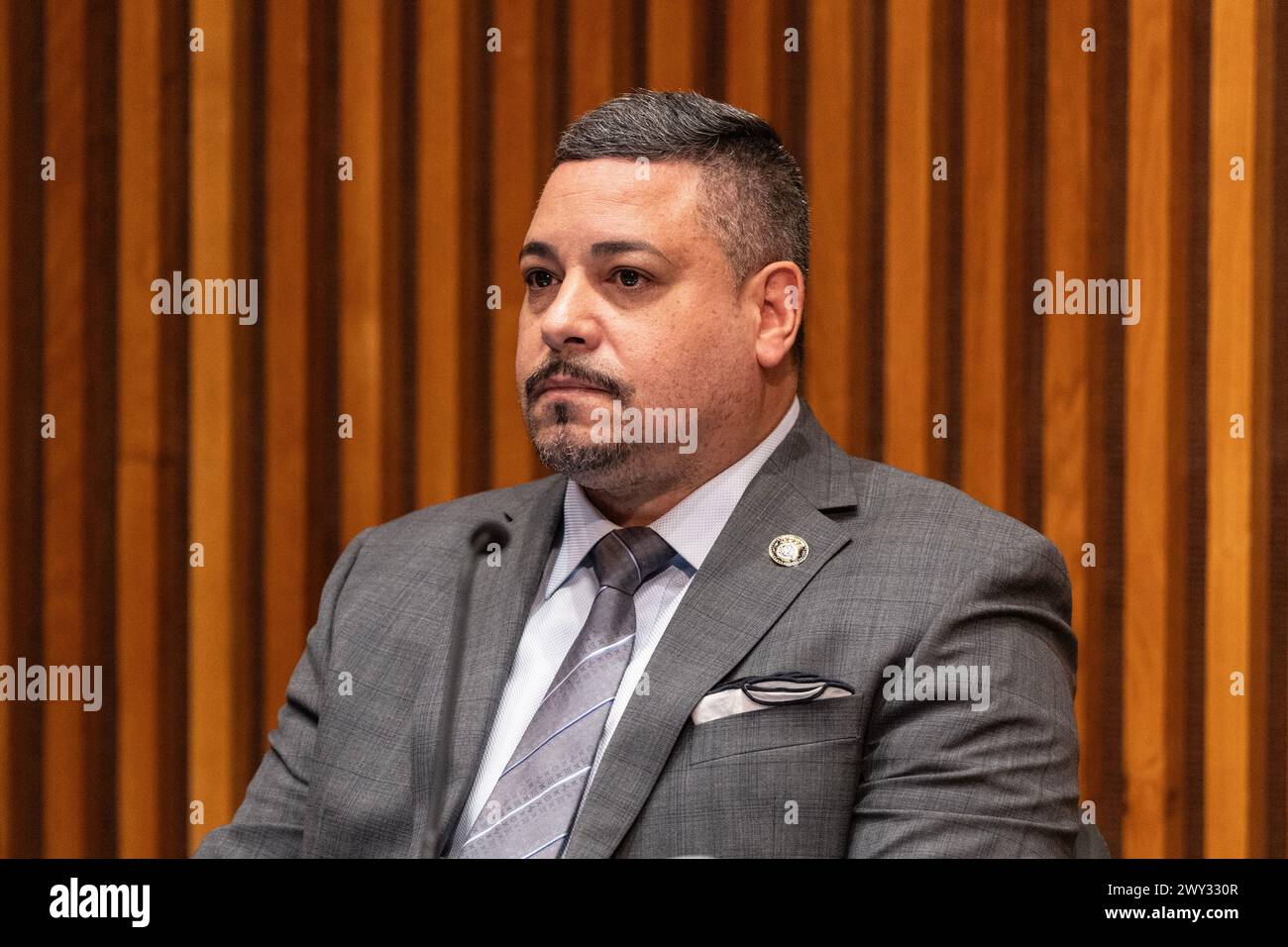 Police Commissioner Edward Caban attends briefing with police brass on ...