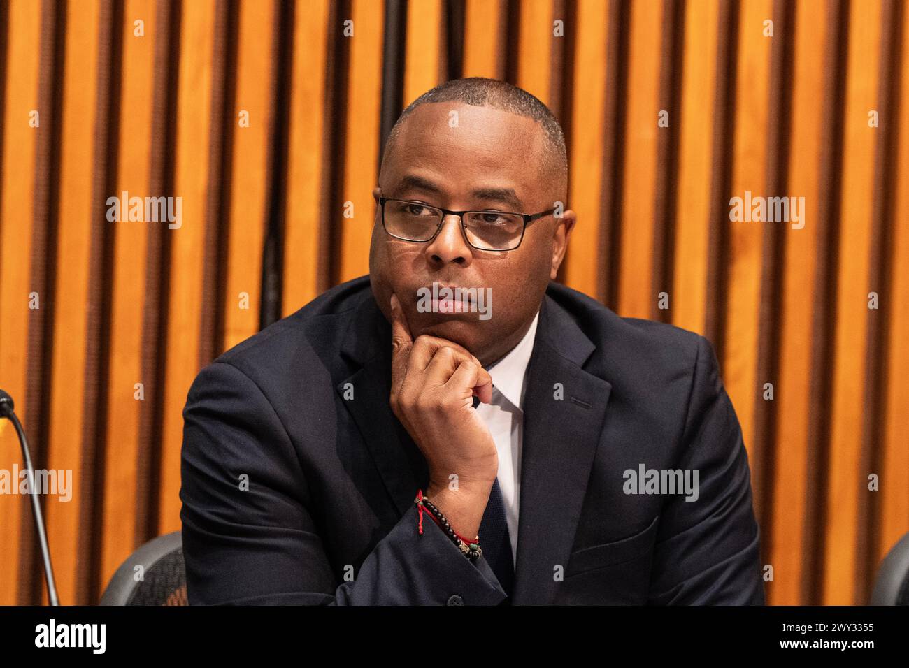 Deputy Police Commissioner Kaz Daughtry attends briefing with police ...