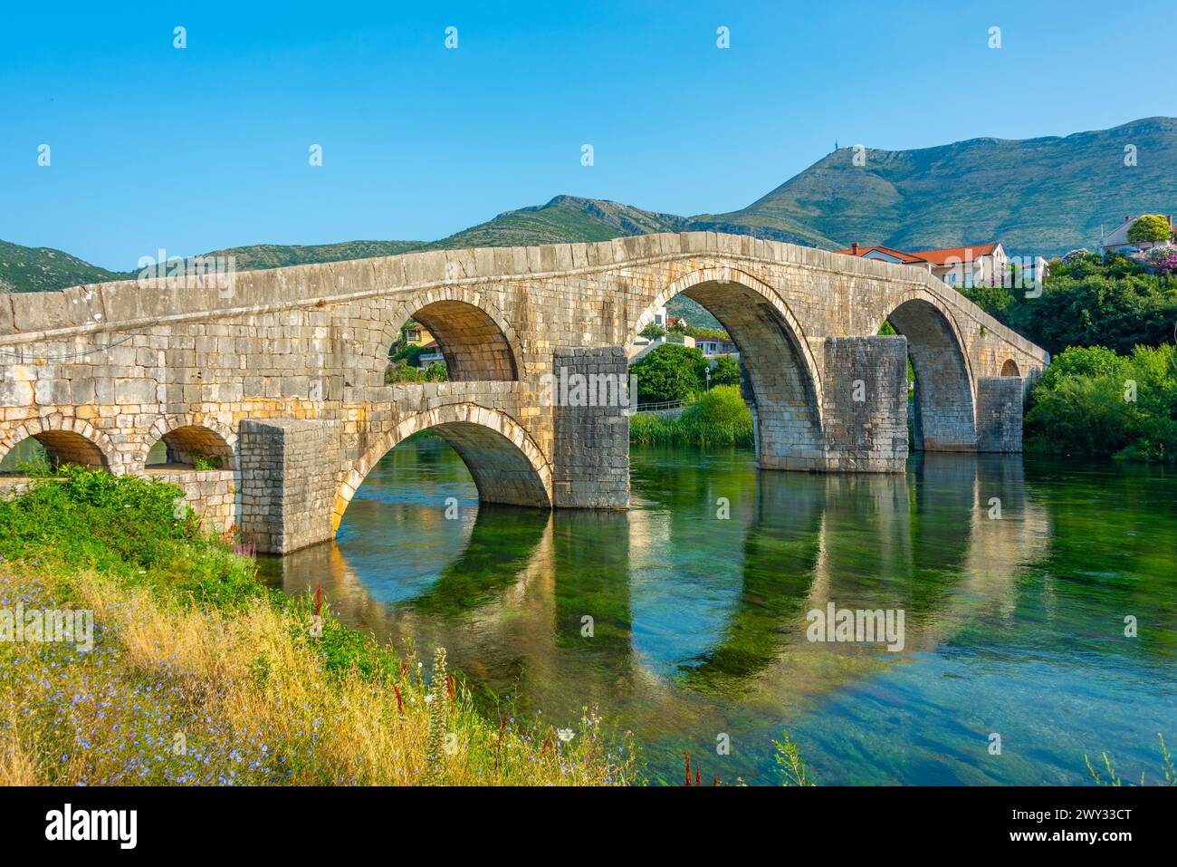Arslanagic bridge in Bosnian town Trebinje Stock Photo - Alamy
