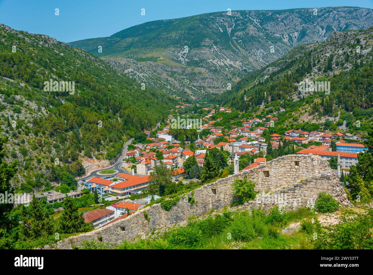 Aerial view of stolac hi-res stock photography and images - Alamy