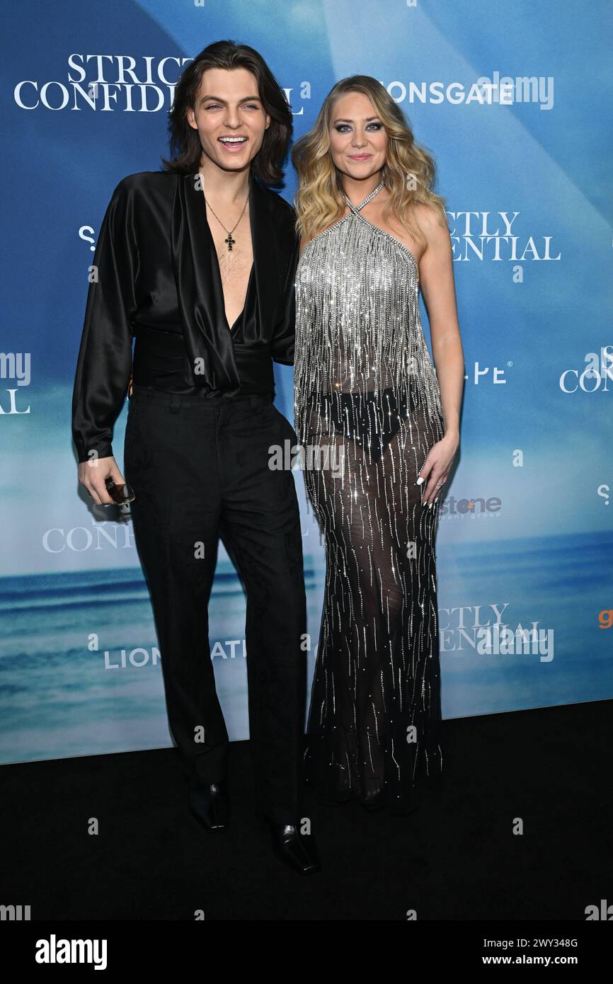 Damian Hurley and Georgia Lock Stock Photo - Alamy