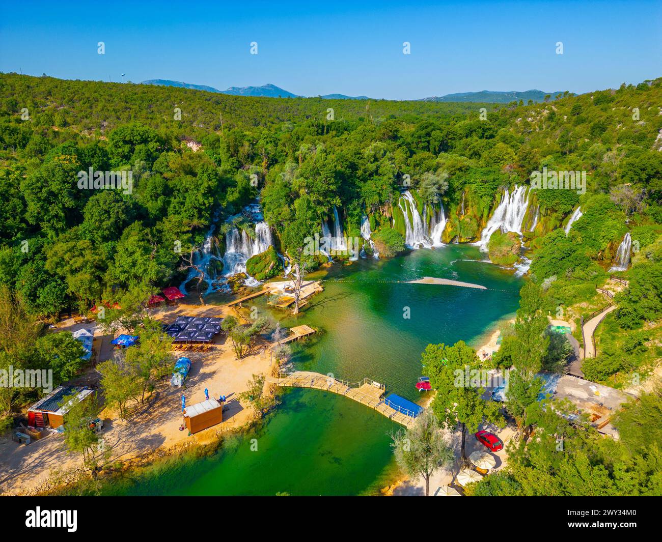 Kravice waterfalls panorama bosnia hi-res stock photography and images ...