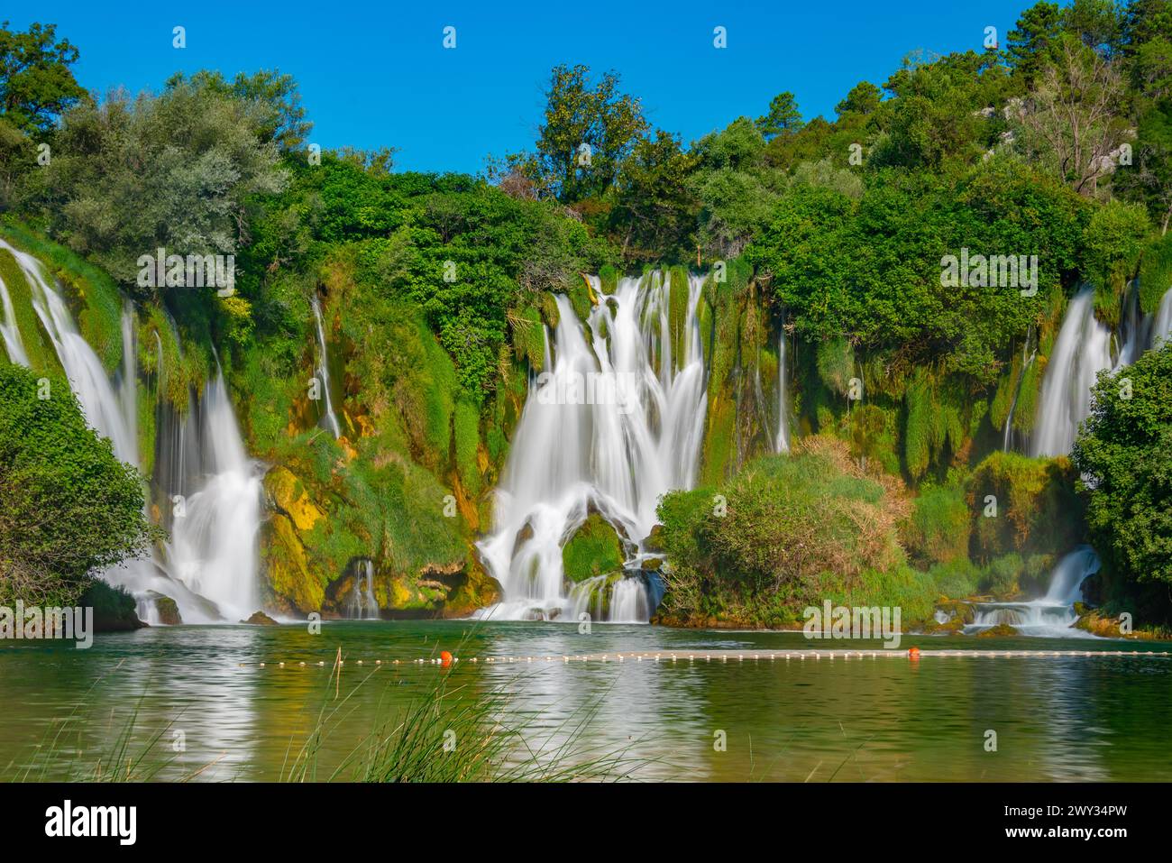 Kravica waterfalls swimming hi-res stock photography and images - Alamy