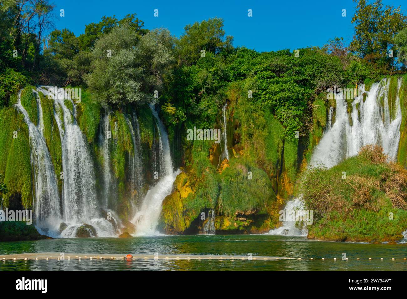 Kravica waterfalls swimming hi-res stock photography and images - Alamy