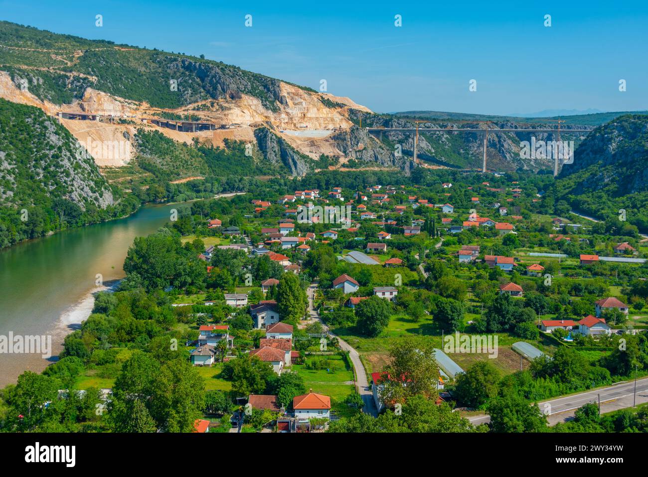 Pocitelj bridge in Bosnia and Herzegovina Stock Photo - Alamy