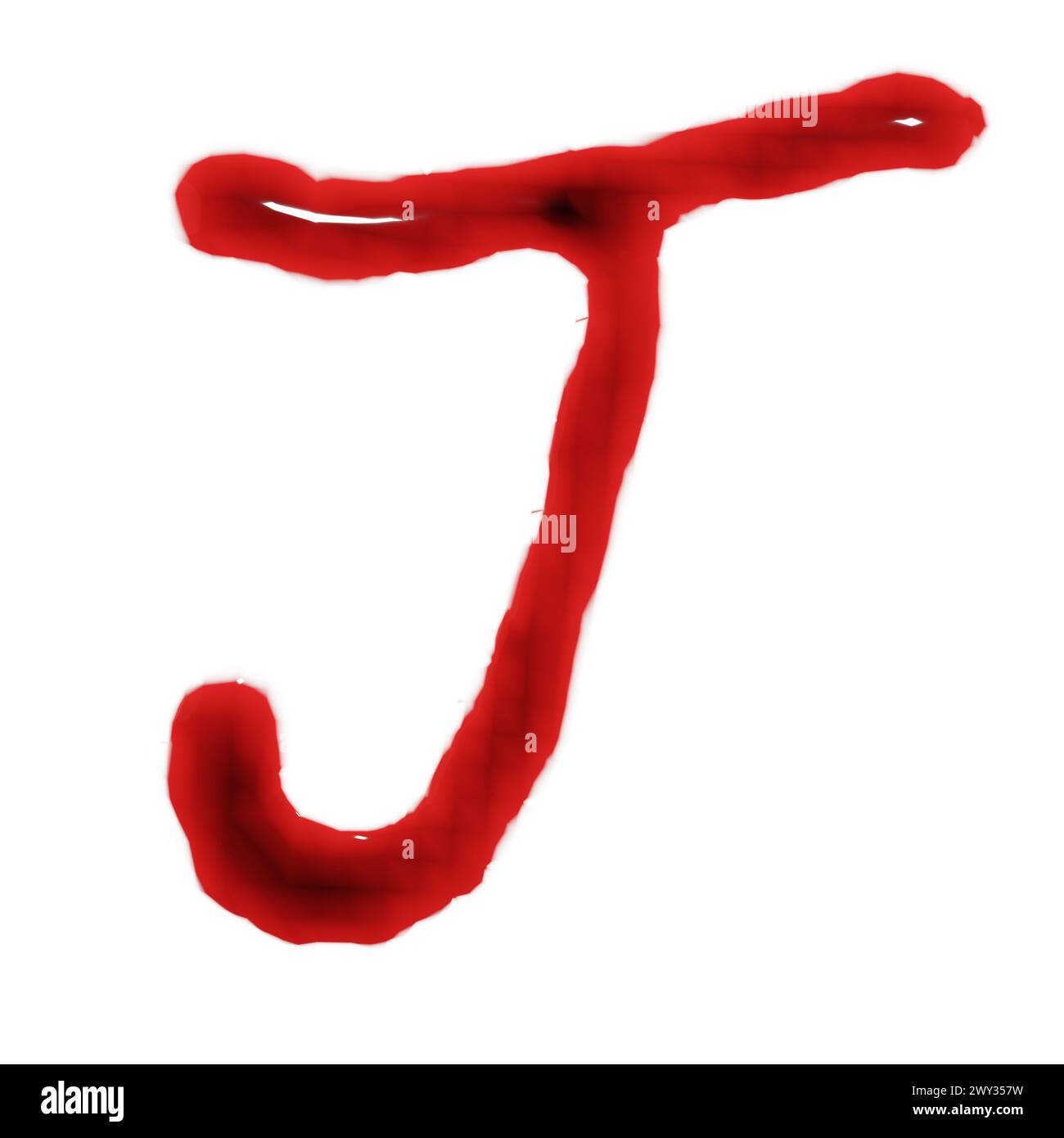 isolated on white 3d render of blood red wine liquid alphabets Stock ...