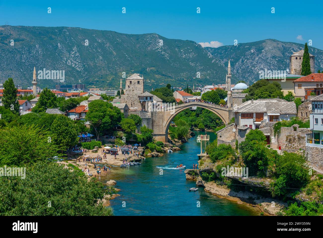 Old Mostar bridge in Bosnia and Herzegovina Stock Photo - Alamy