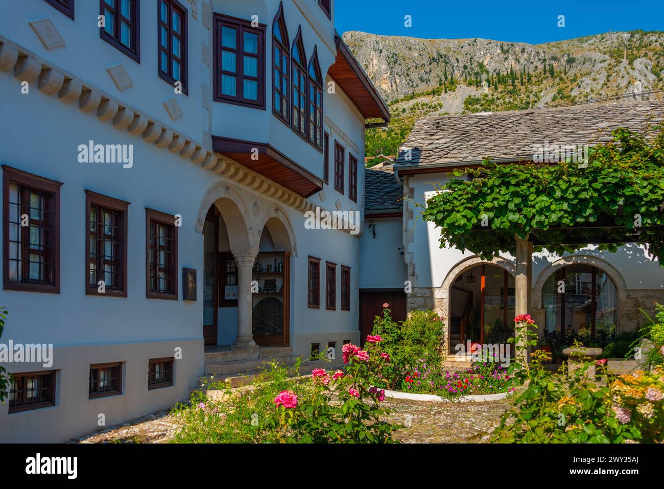 Muslibegovic house in the Bosnian town Mostar Stock Photo - Alamy