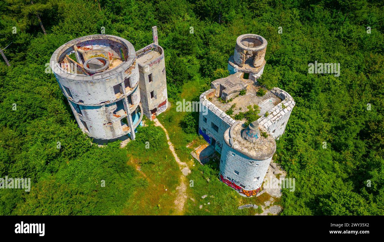 Bistrik tower at Bosnian capital Sarajevo Stock Photo - Alamy