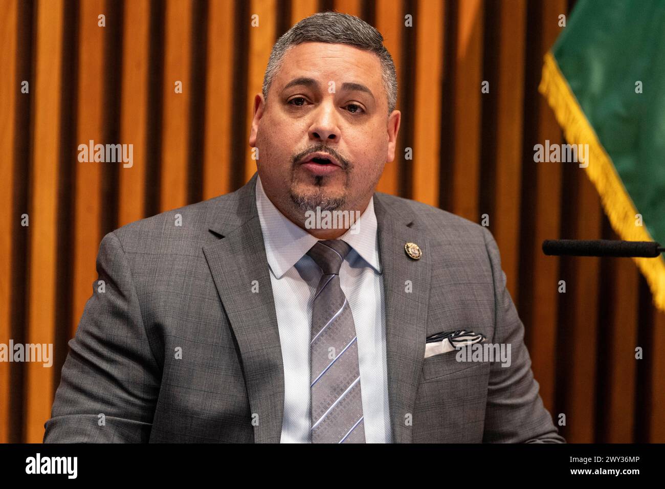 New York, New York, USA. 3rd Apr, 2024. Police Commissioner Edward ...