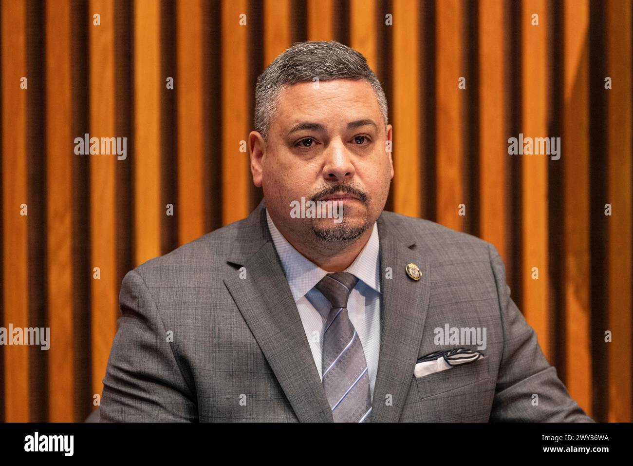 New York, New York, USA. 3rd Apr, 2024. Police Commissioner Edward ...
