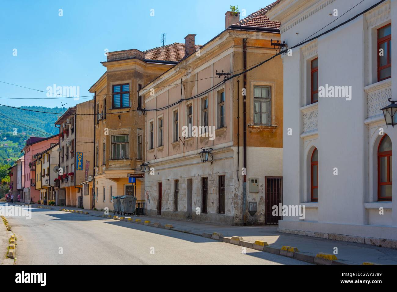 Street in the old town of Travnik, Bosnia and Herzegovina Stock Photo ...