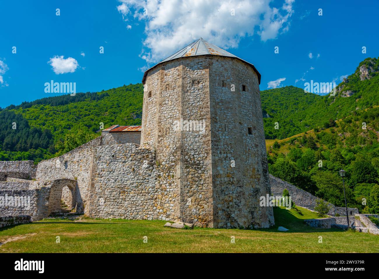 Medieval fortress old town travnik hi-res stock photography and images ...
