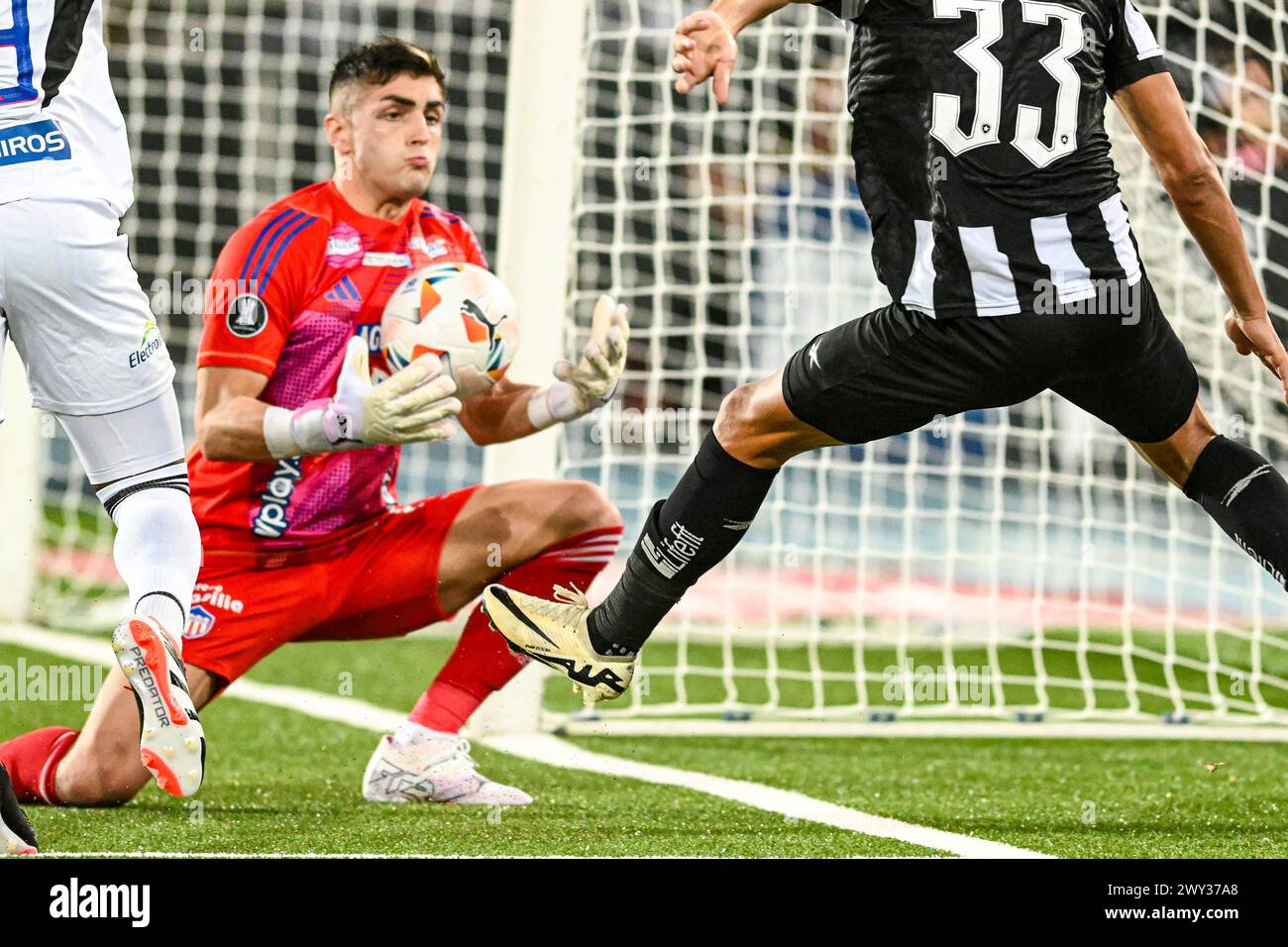 Rio, Brazil - march 03, 2024, Santiago Mele player in match between Botafogo (BRA) x Junior ...