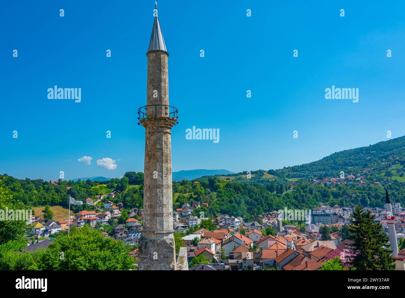 Panorama view of Travnik town in Bosnia and Herzegovina Stock Photo - Alamy