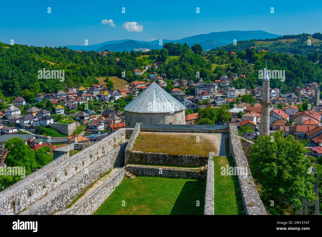 Medieval fortress old town travnik hi-res stock photography and images ...
