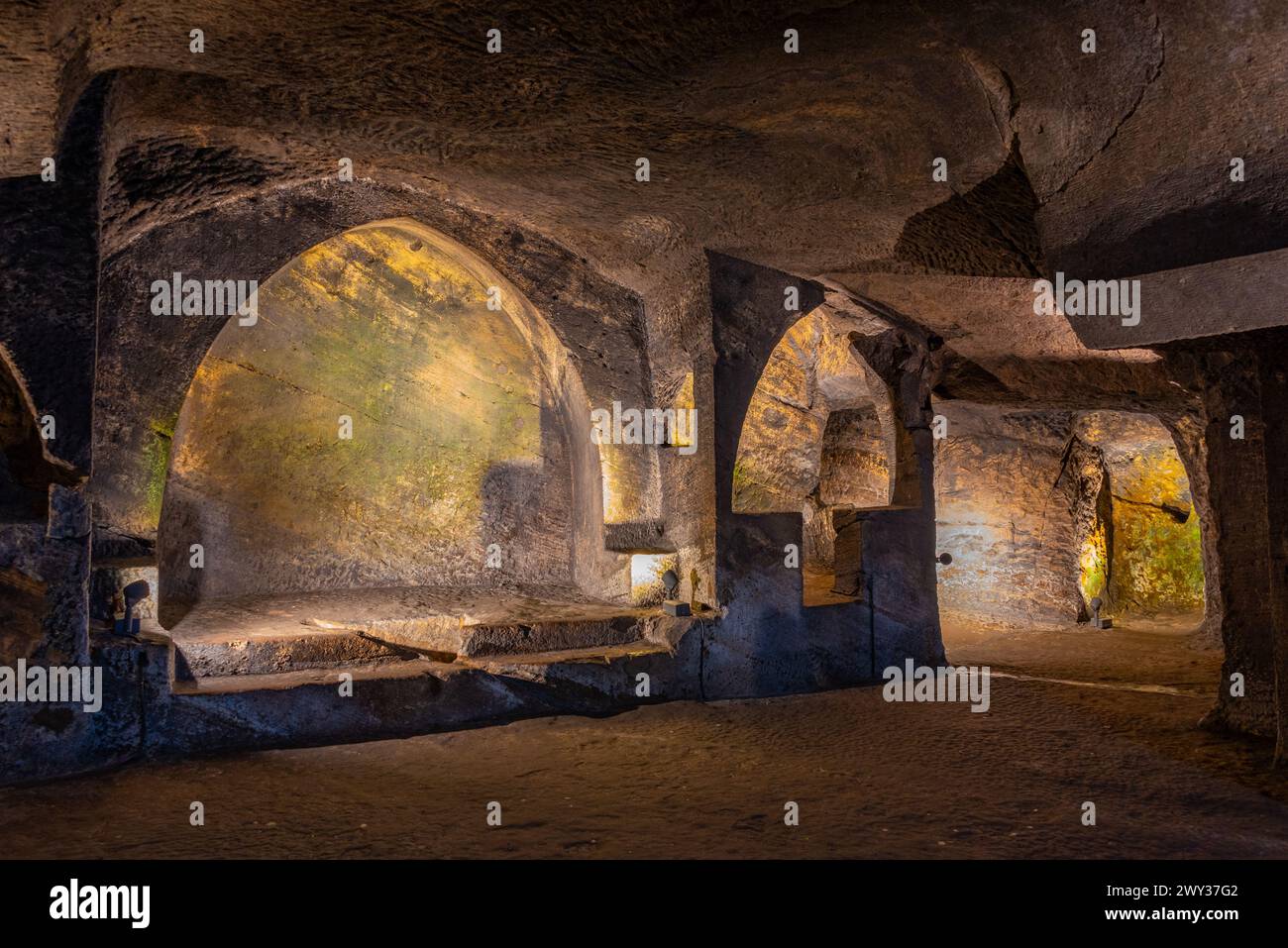 Christian worship catacombs hi-res stock photography and images - Alamy