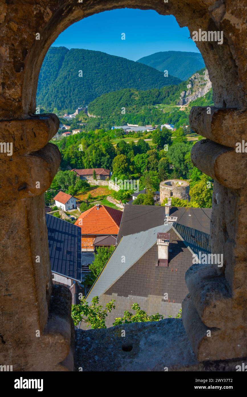 Stone window of Jajce fortress in Bosnia and Herzegovina Stock Photo ...