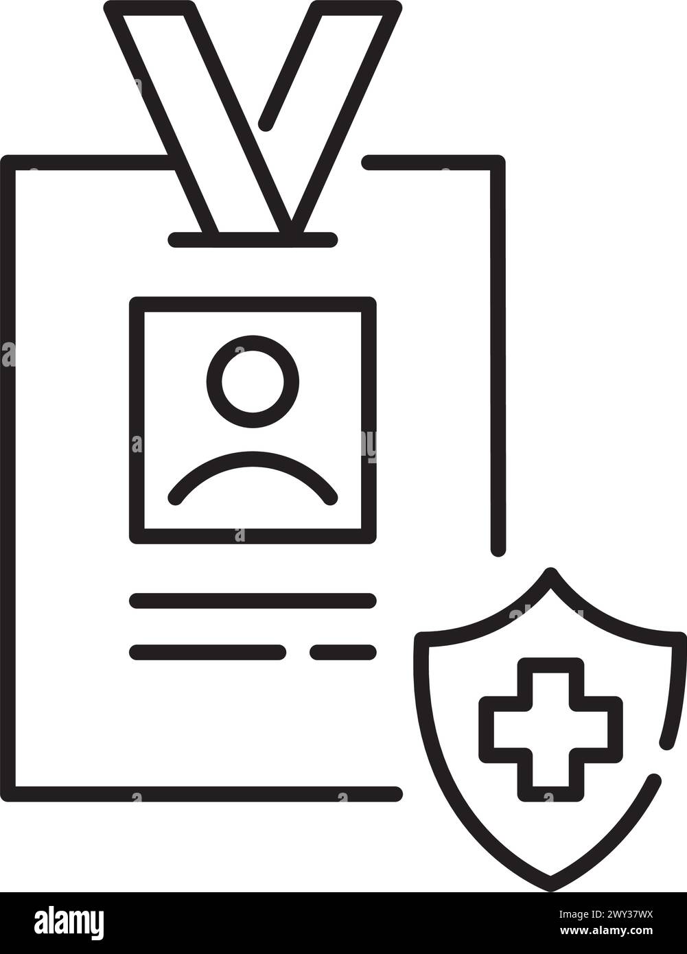 Health insurance ID. Access to medical benefits, healthcare services ...