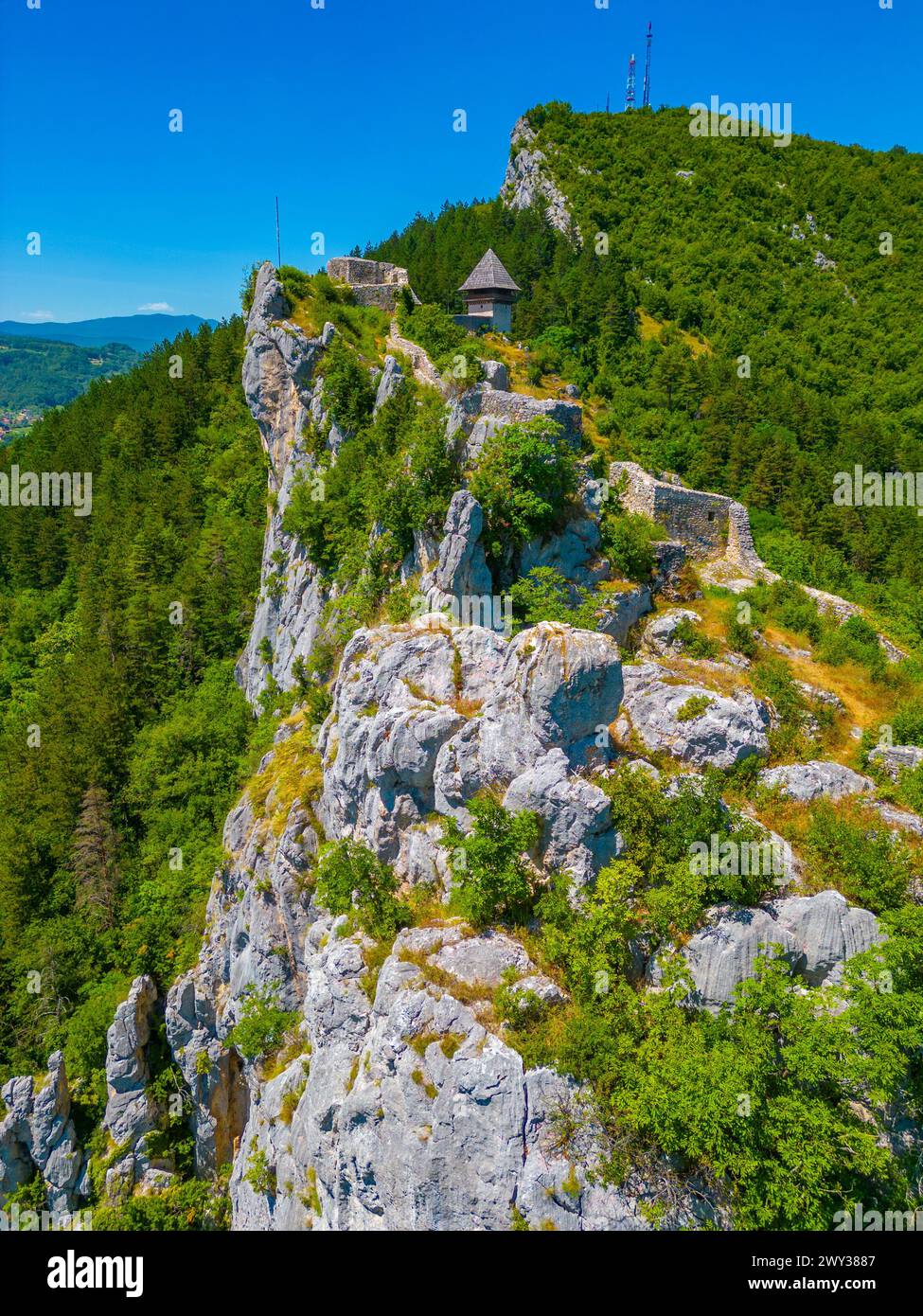 Stari Grad Kljuc fortress in Bosnia and Herzegovina Stock Photo - Alamy
