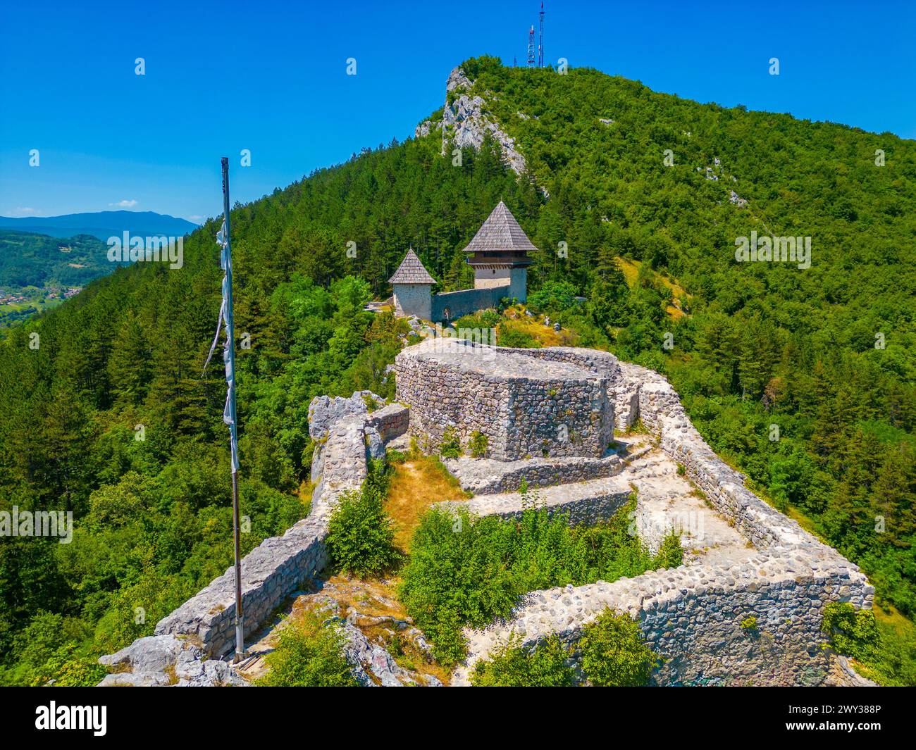 Stari Grad Kljuc fortress in Bosnia and Herzegovina Stock Photo - Alamy