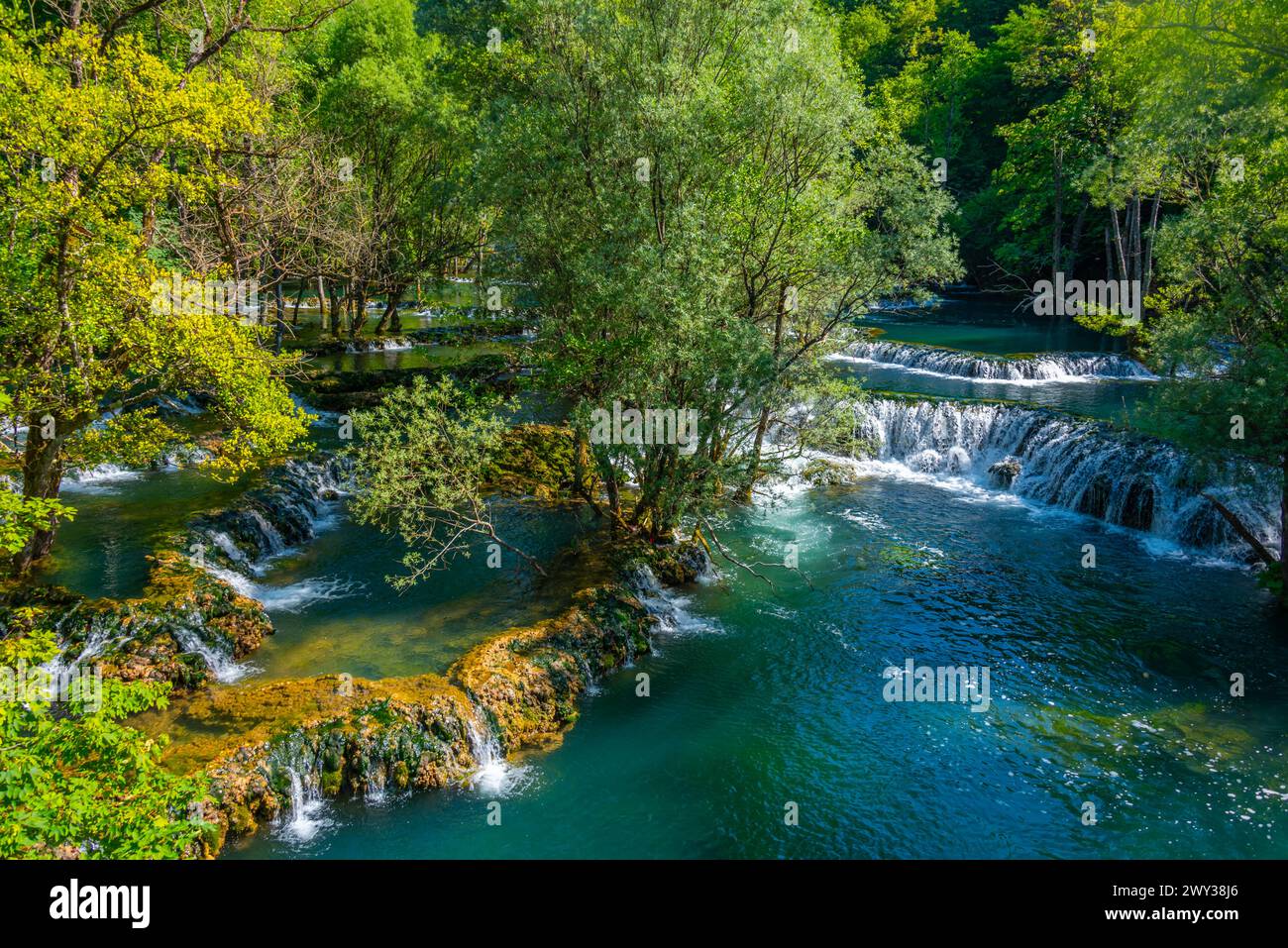 Great Una Waterfalls in Bosnia and Herzegovina Stock Photo - Alamy