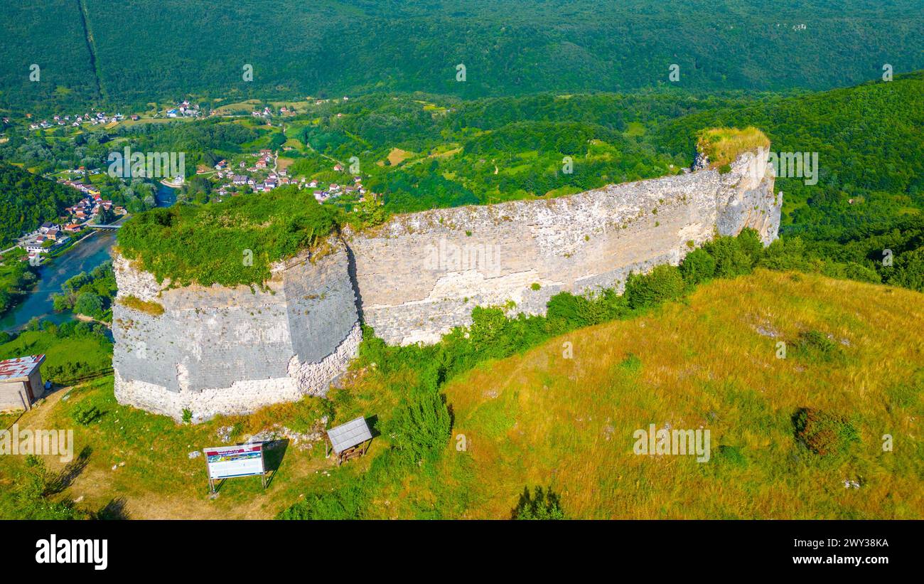 Old Town Ostrovica and Kulen Vakuf in Bosnia and Herzegovina Stock ...