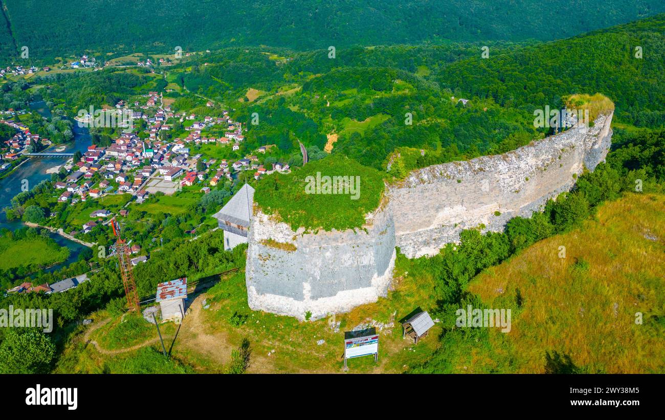 Old Town Ostrovica and Kulen Vakuf in Bosnia and Herzegovina Stock ...