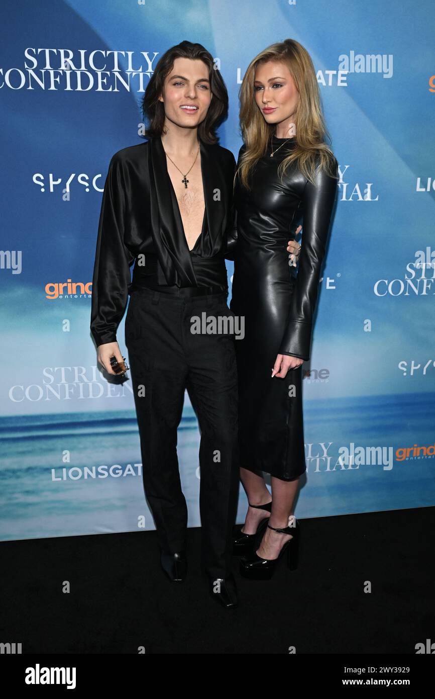 Damian Hurley and Libby Lindsey Stock Photo - Alamy