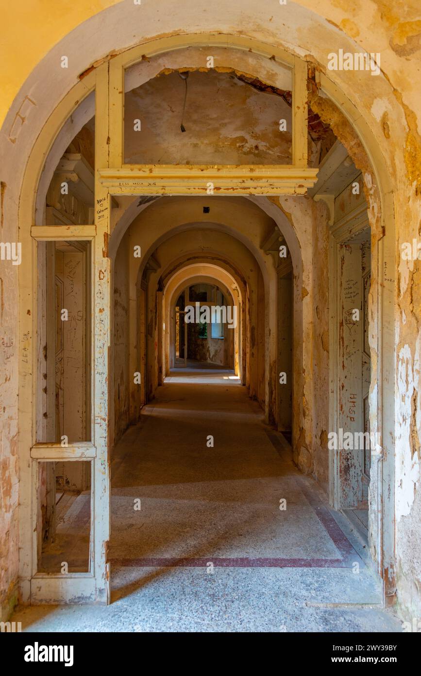 Interior of Ostrozac castle in Bosnia and Herzegovina Stock Photo - Alamy