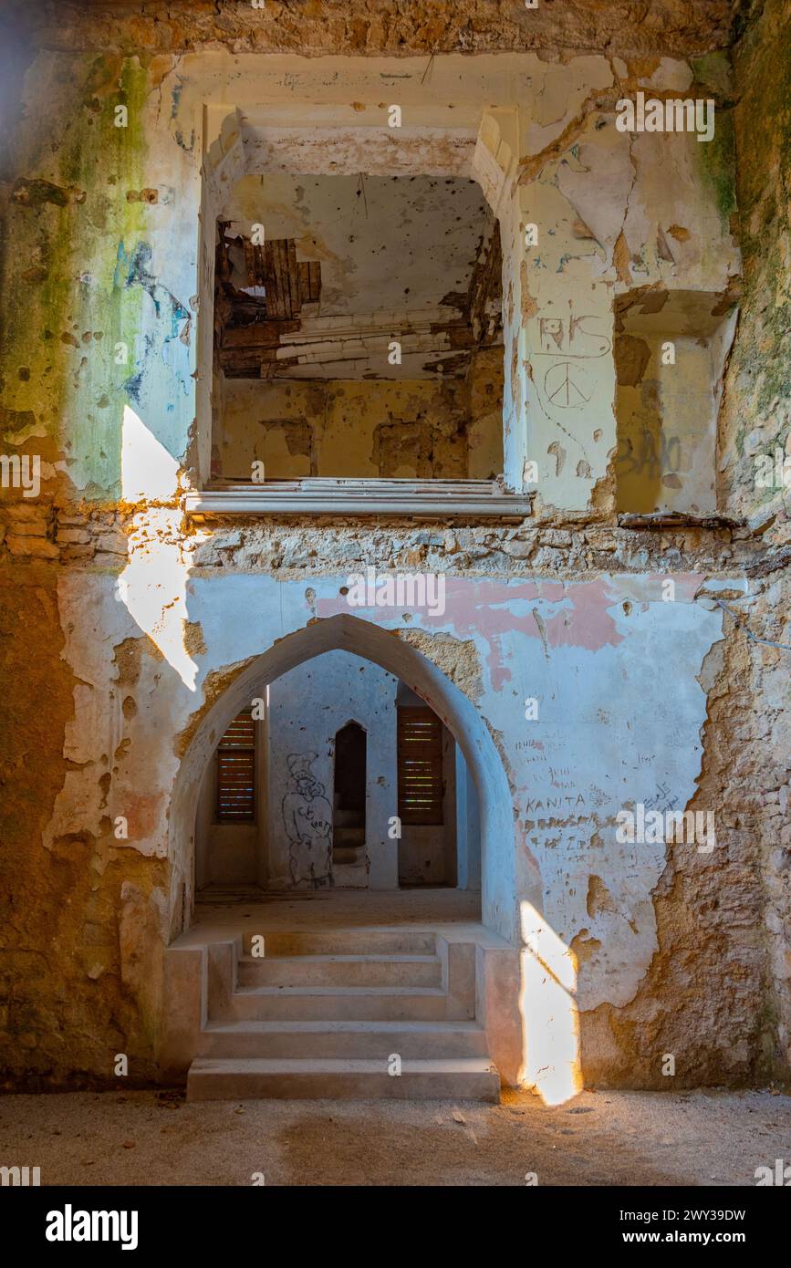 Interior of Ostrozac castle in Bosnia and Herzegovina Stock Photo - Alamy