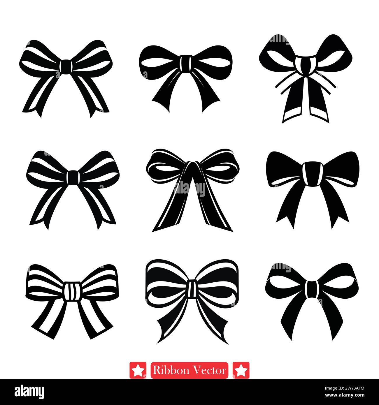 Ribbon Silhouette Harmony Blending Form and Function Creatively Stock ... Ribbon Silhouette Harmony Blending Form and Function Creatively Stock ...