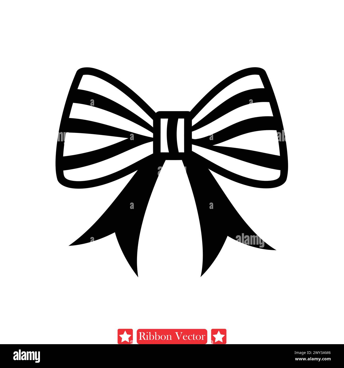 Artistic Ribbon Impressions Expressive Silhouettes for Visual Impact ...