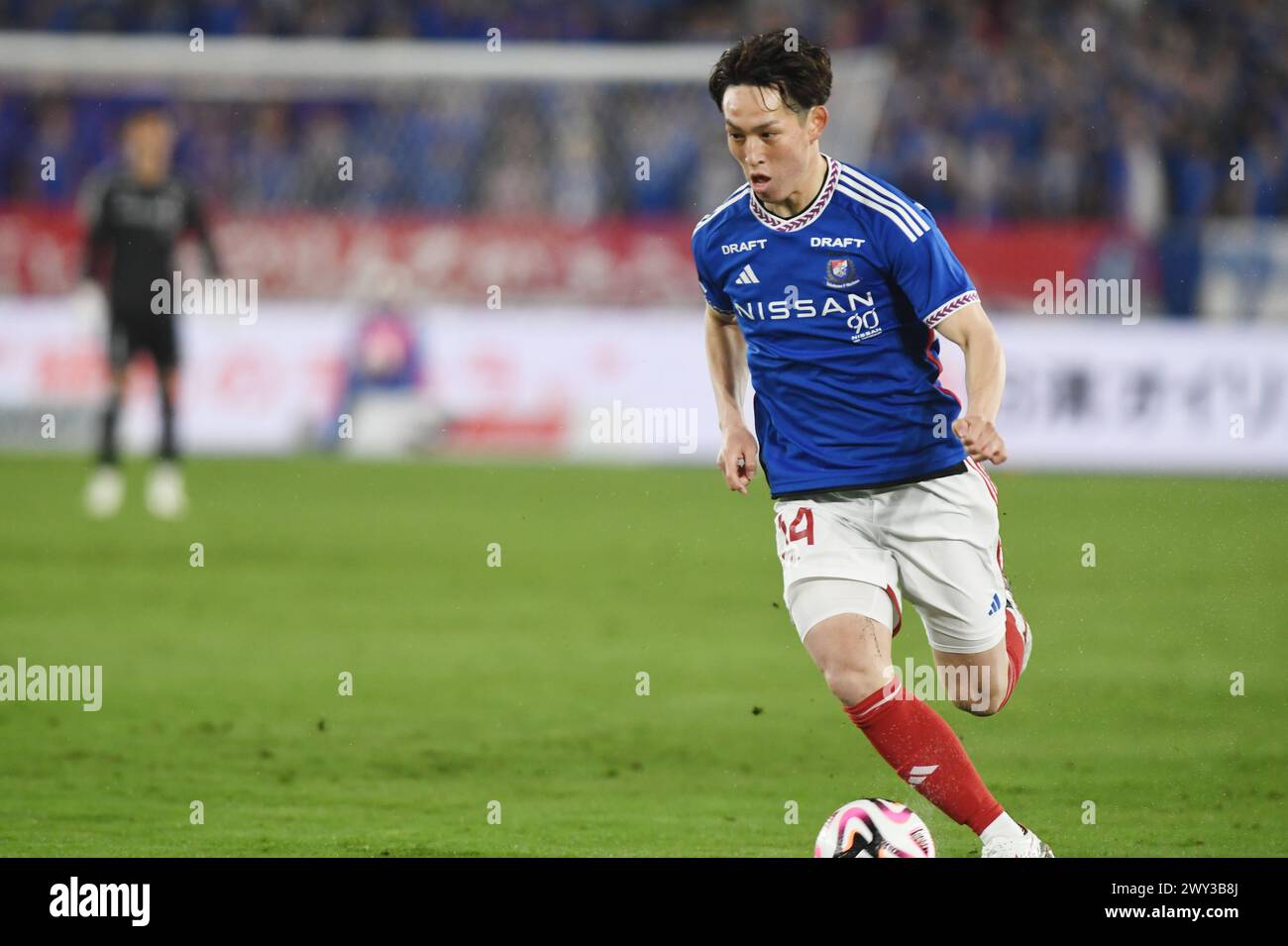 Nissan Stadium, Kanagawa, Japan. 3rd Apr, 2024. Asahi Uenaka(F. Marinos ...