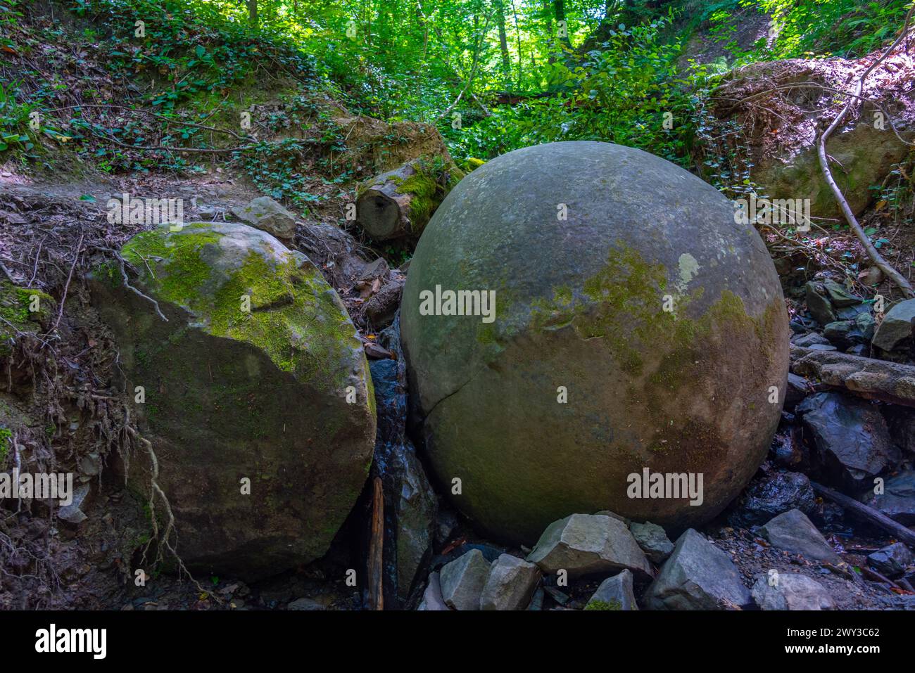 Popular stone spheres - kamene kugle - in Bosnia and Herzegovina Stock Photo - Alamy