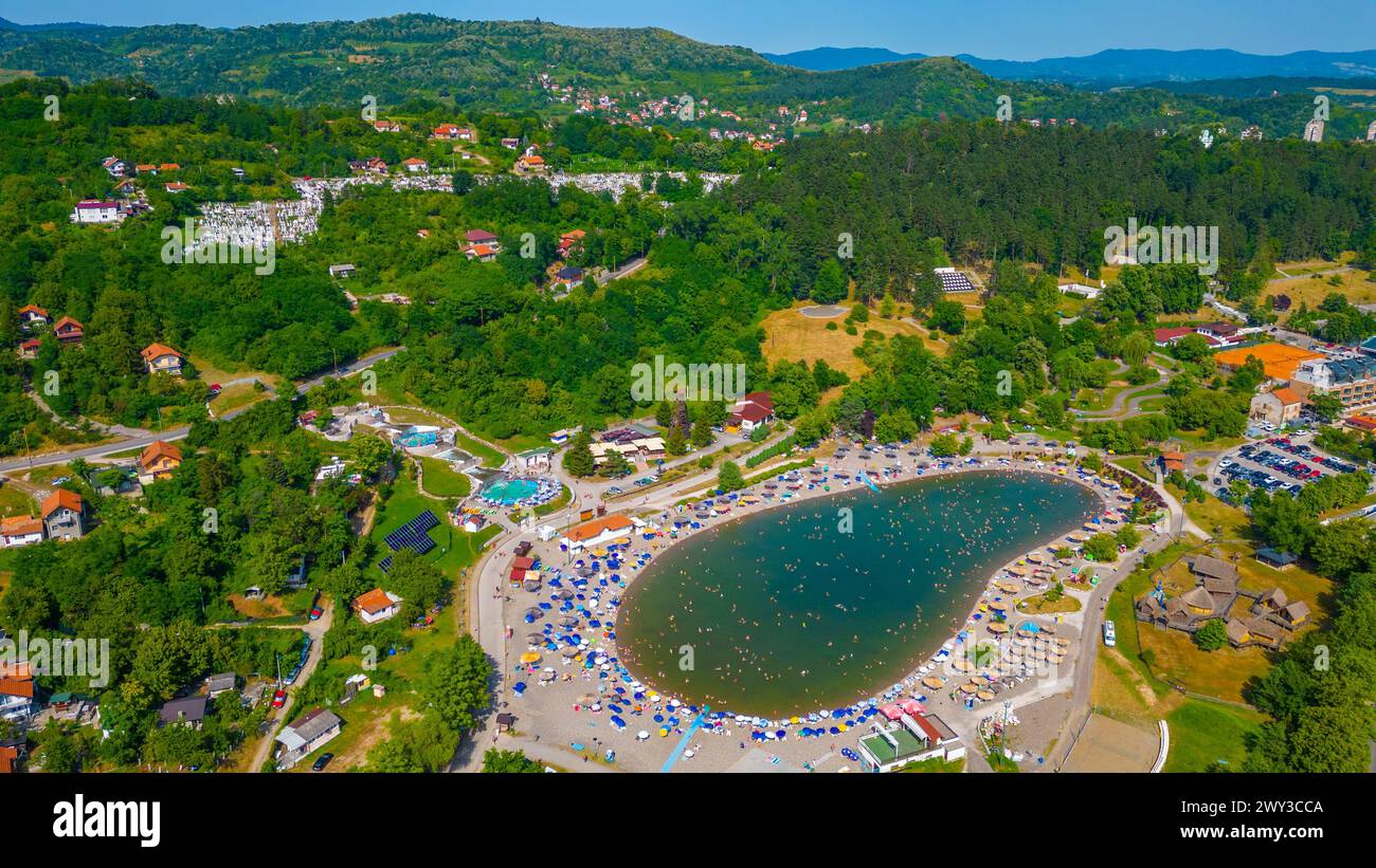 Pannonica Salt Lakes in Tuzla, Bosnia and Herzegovina Stock Photo - Alamy