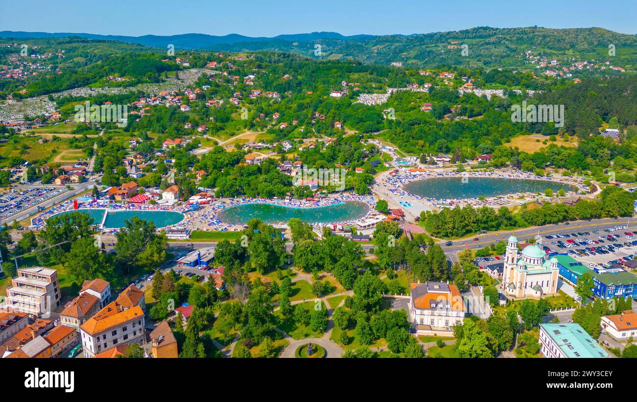 Pannonica Salt Lakes in Tuzla, Bosnia and Herzegovina Stock Photo - Alamy