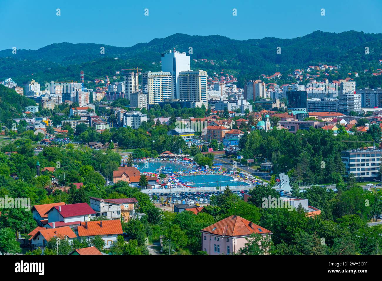 Pannonica Salt Lakes in Tuzla, Bosnia and Herzegovina Stock Photo - Alamy