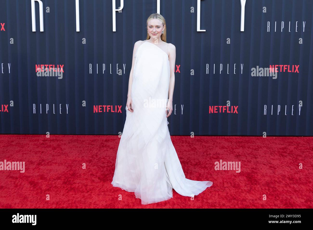 Los Angeles, USA. 03rd Apr, 2024. Dakota Fanning attends the arrivals ...