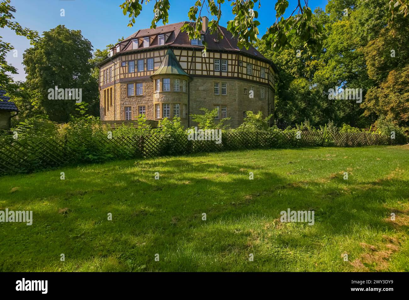 Moated castle Sachsenheim, castle Grosssachsenheim, former moated ...