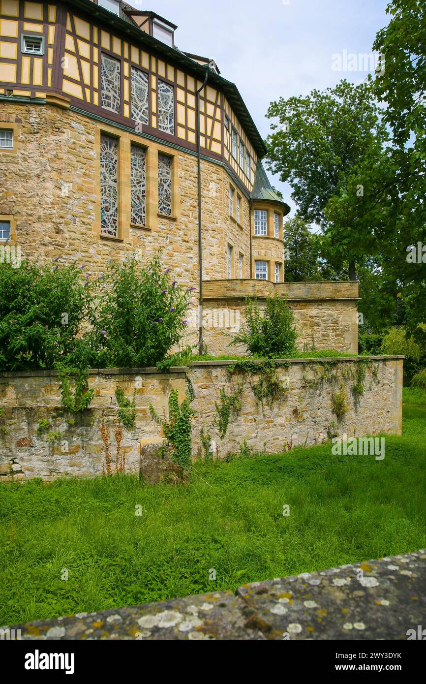 Moated castle Sachsenheim, castle Grosssachsenheim, former moated ...
