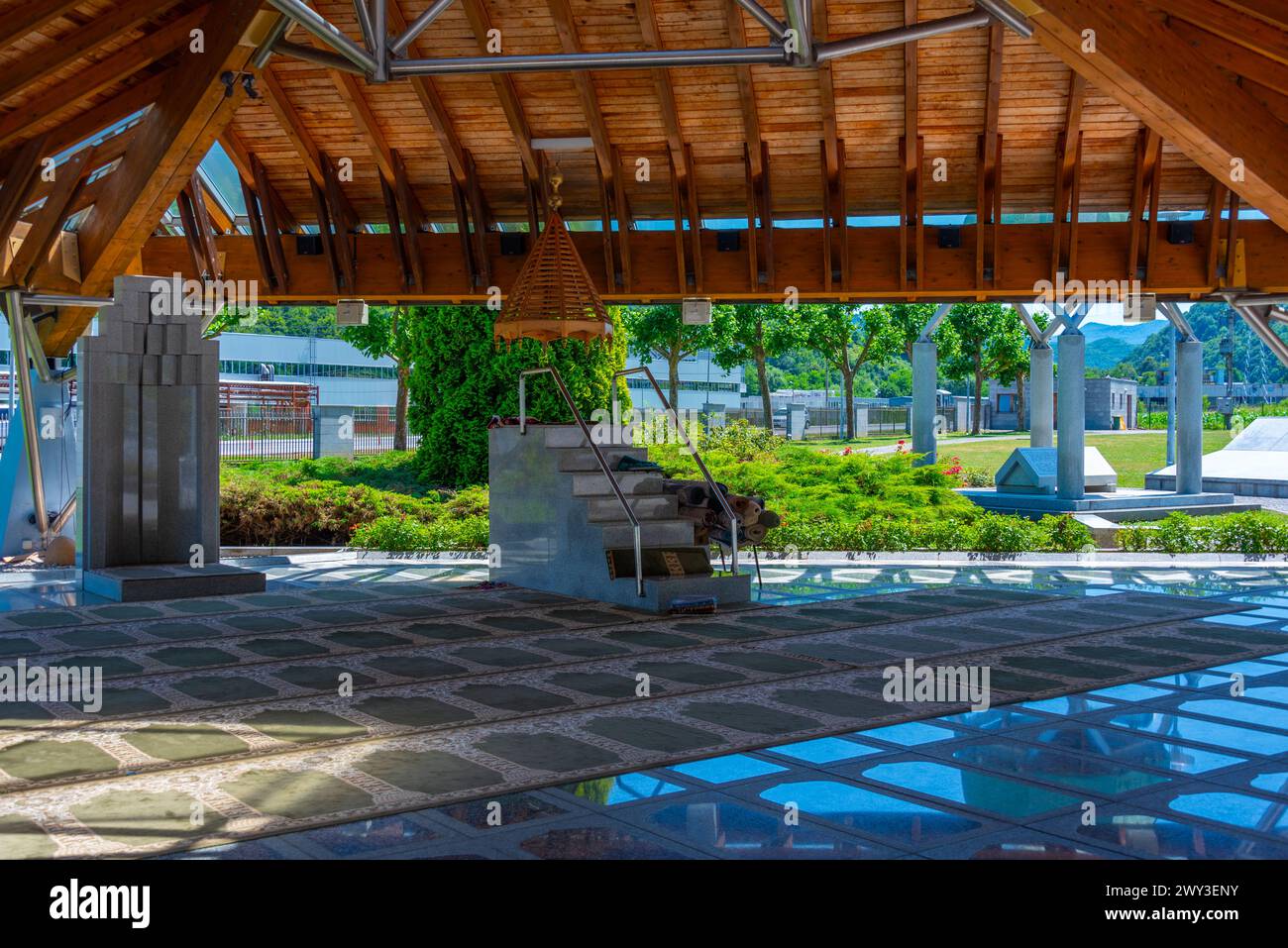 Srebrenica Memorial Center in Bosnia and Herzegovina Stock Photo - Alamy