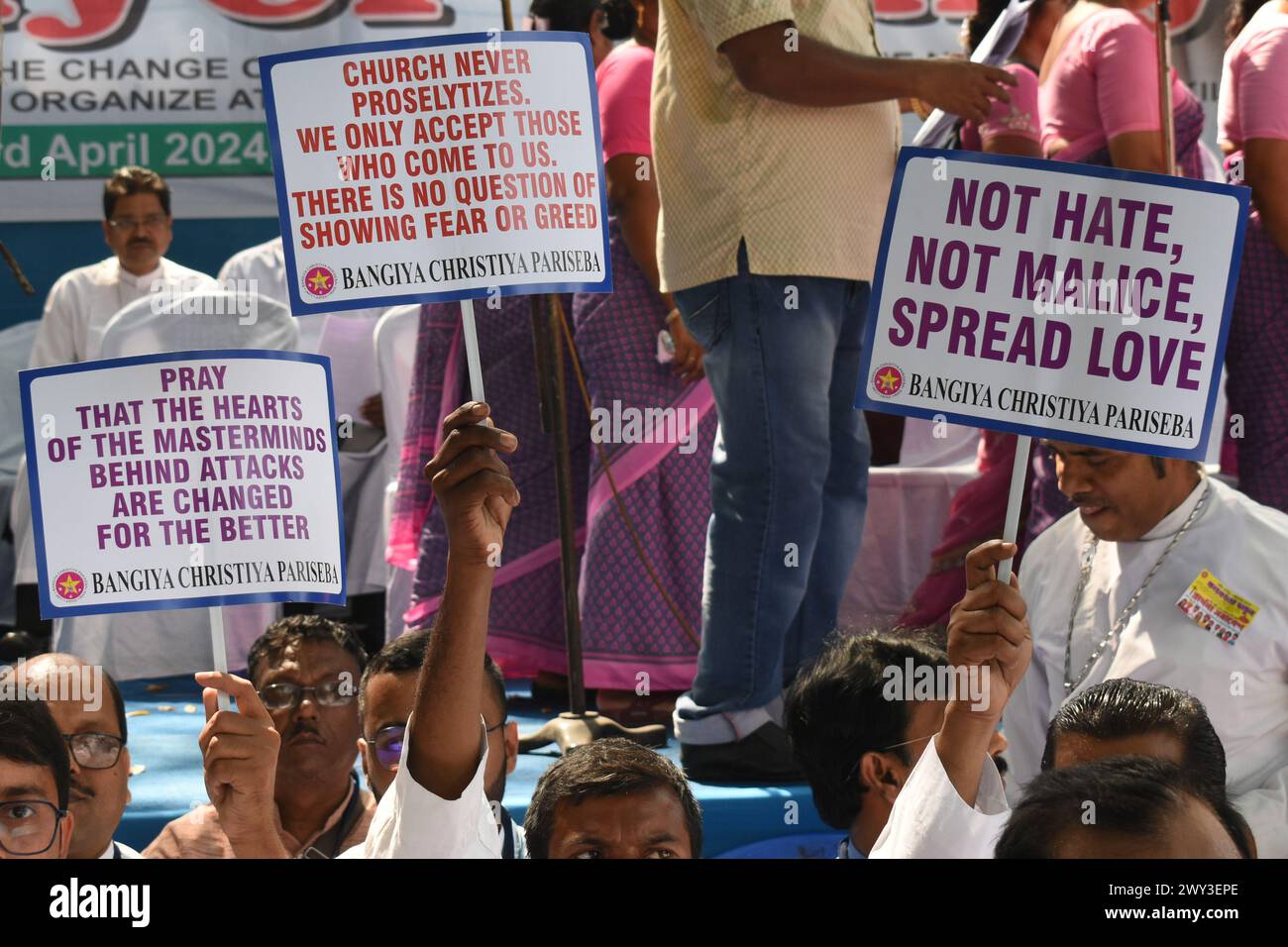 Christian protest india 2024 hi-res stock photography and images - Alamy