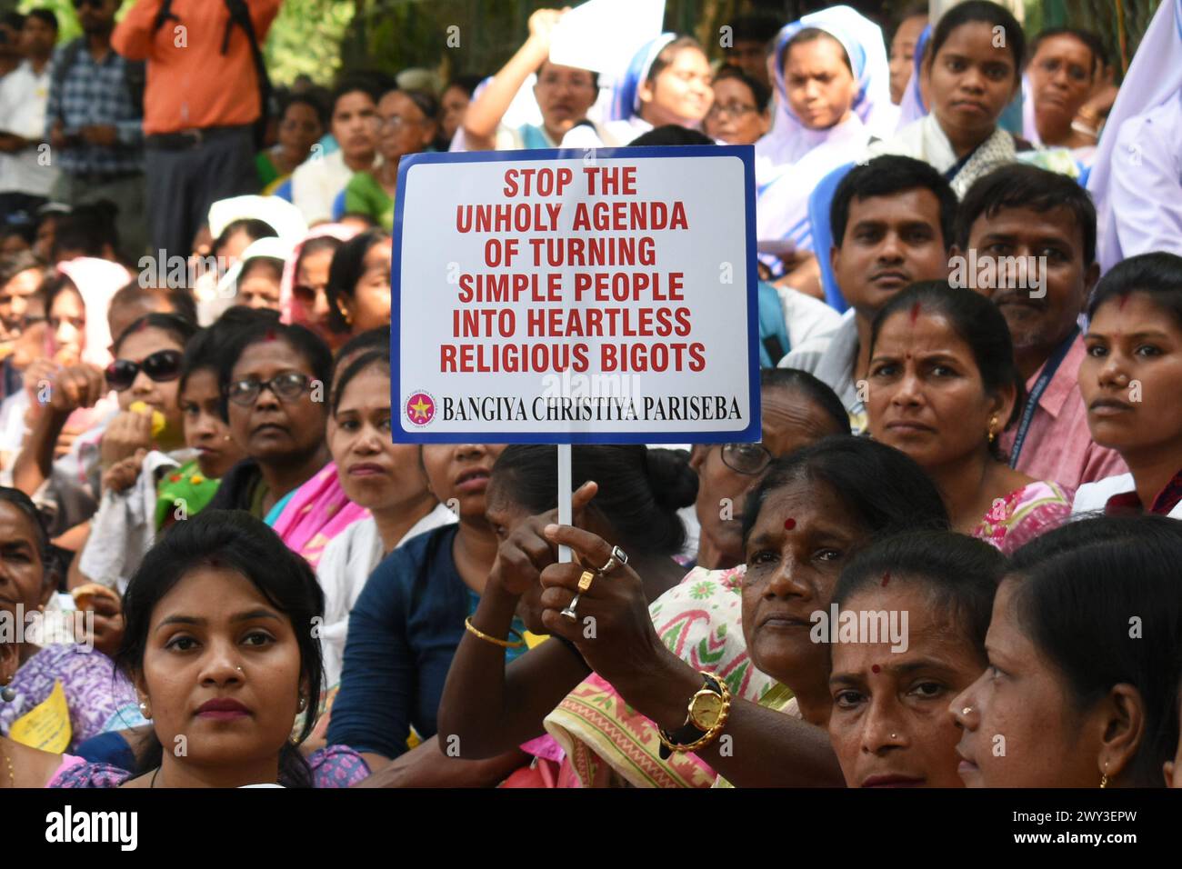 Christian protest india 2024 hi-res stock photography and images - Alamy