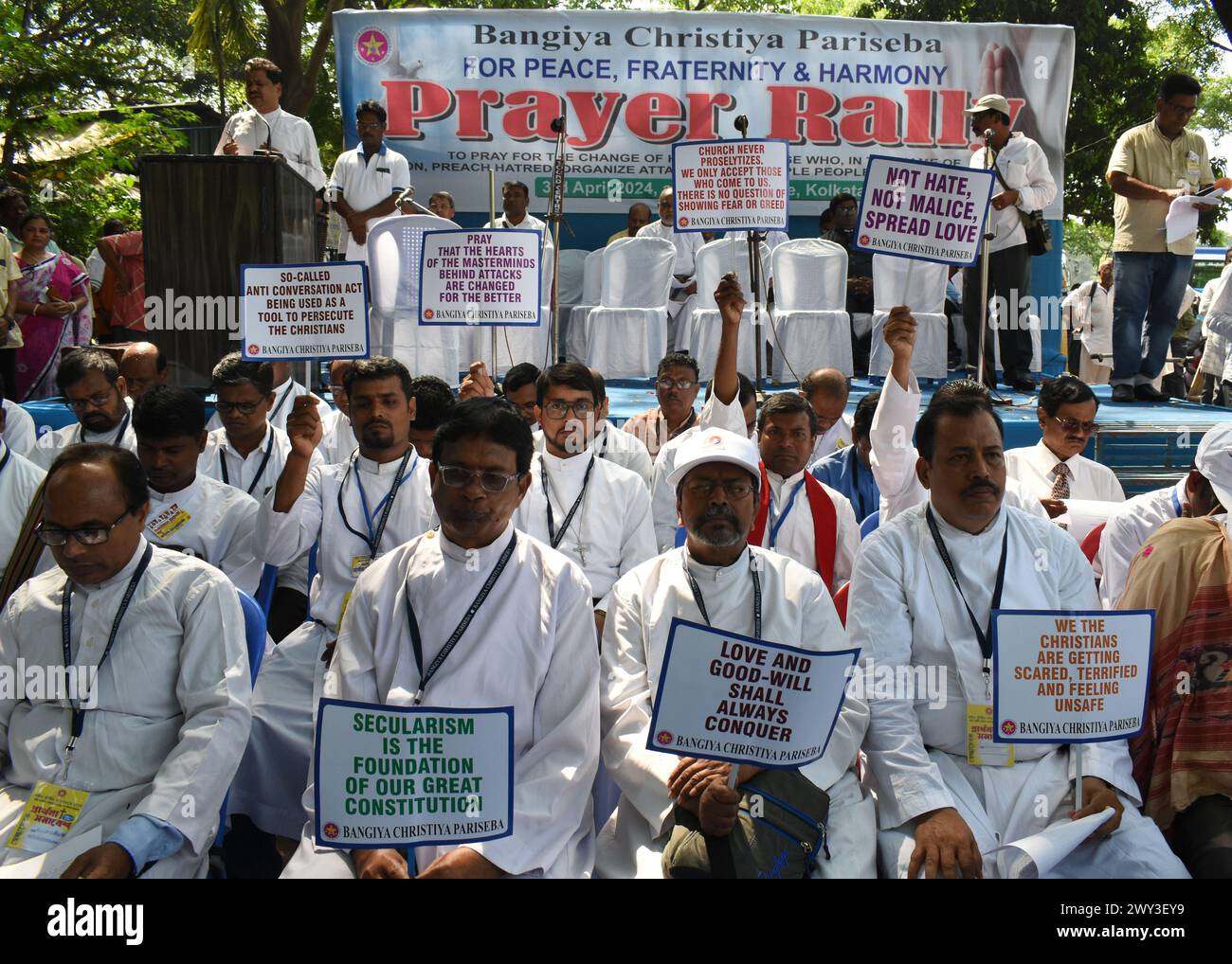 Christian protest india 2024 hi-res stock photography and images - Alamy