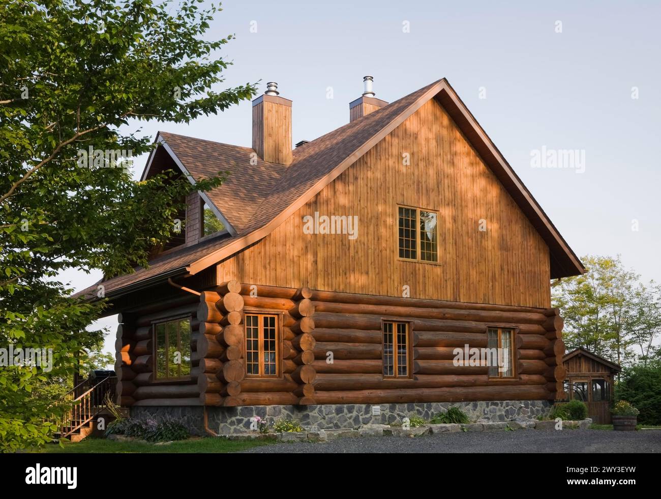 Vertical Log Cabin