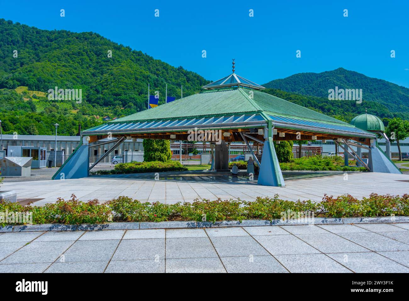 Srebrenica Memorial Center in Bosnia and Herzegovina Stock Photo - Alamy